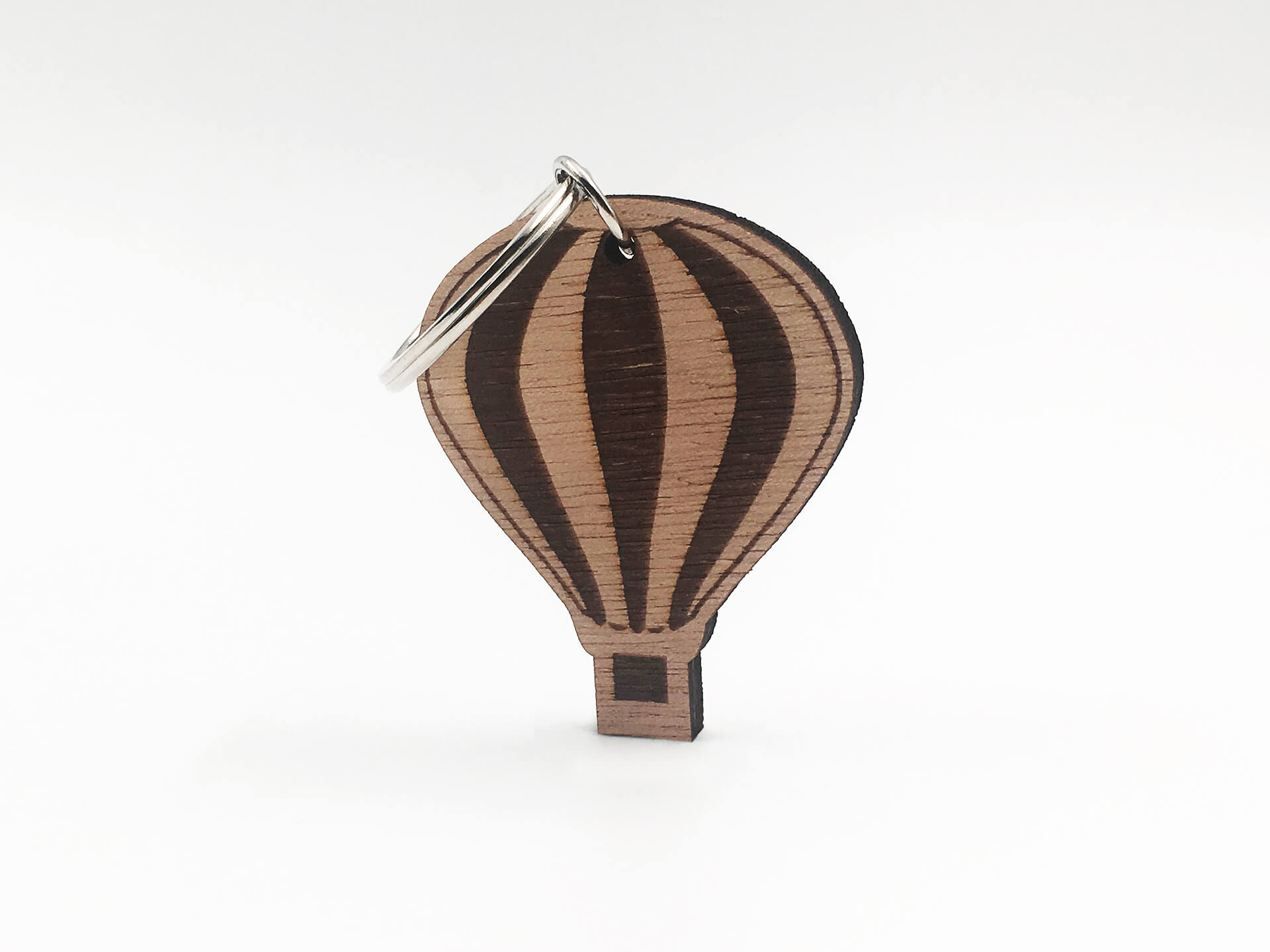 Ξύλινο διακοσμητικό μπρελόκ "Αερόστατο" - Gift & Design