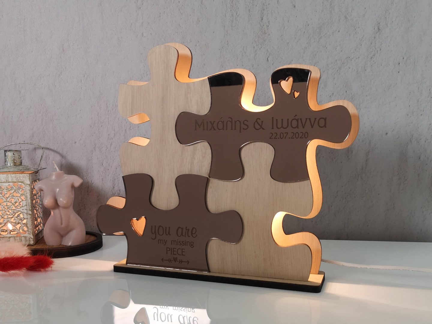 Φωτιστικό Led "Puzzle" - Gift & Design